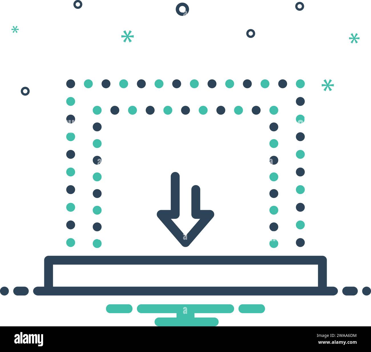 Icon for bottom,surface Stock Vector Image & Art - Alamy