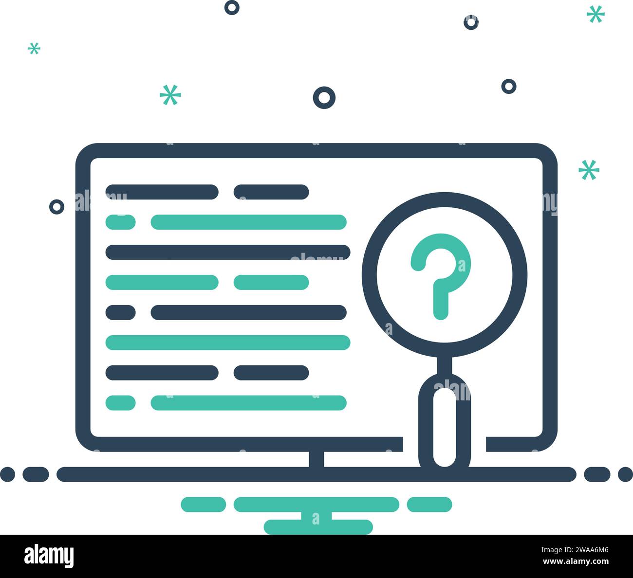 Icon for inquiry,scrutinization Stock Vector Image & Art - Alamy