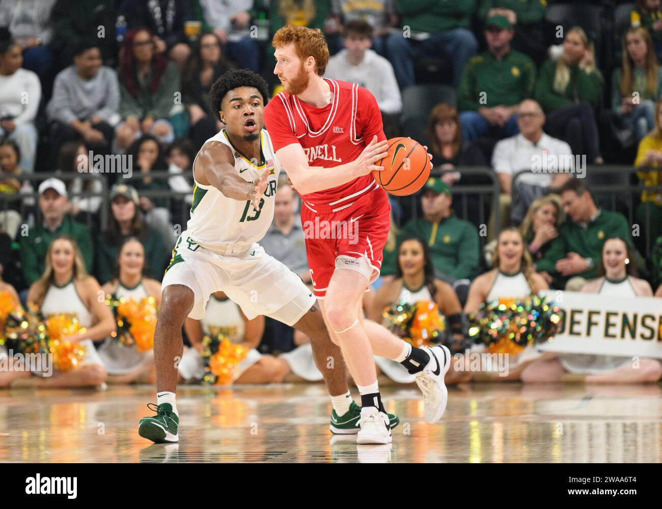 Waco, Texas, USA. 2nd Jan, 2024. Baylor Bears guard Langston Love (13 ...