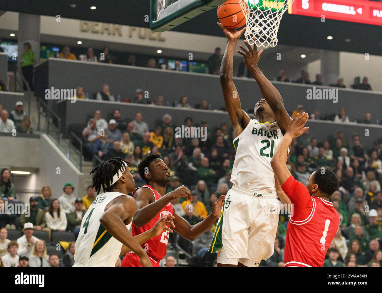 Waco, Texas, USA. 2nd Jan, 2024. Baylor Bears center Yves Missi (21 ...