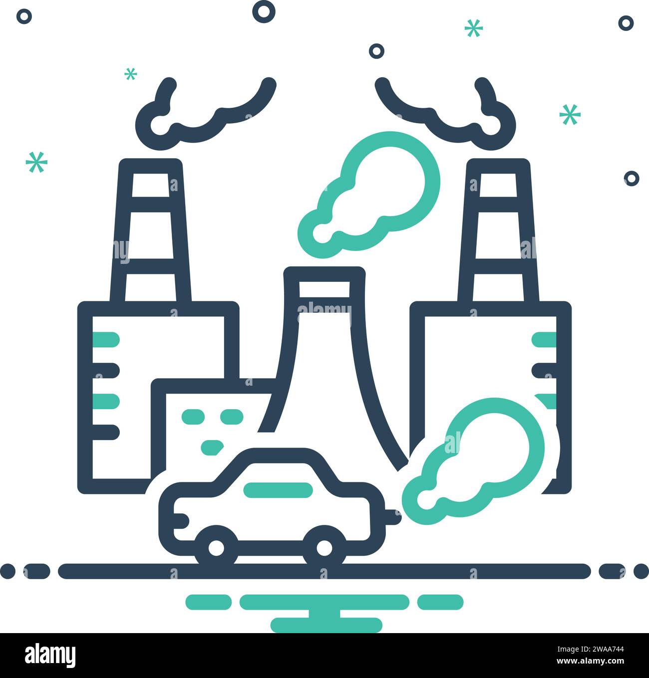 Icon for pollution,contamination Stock Vector Image & Art - Alamy