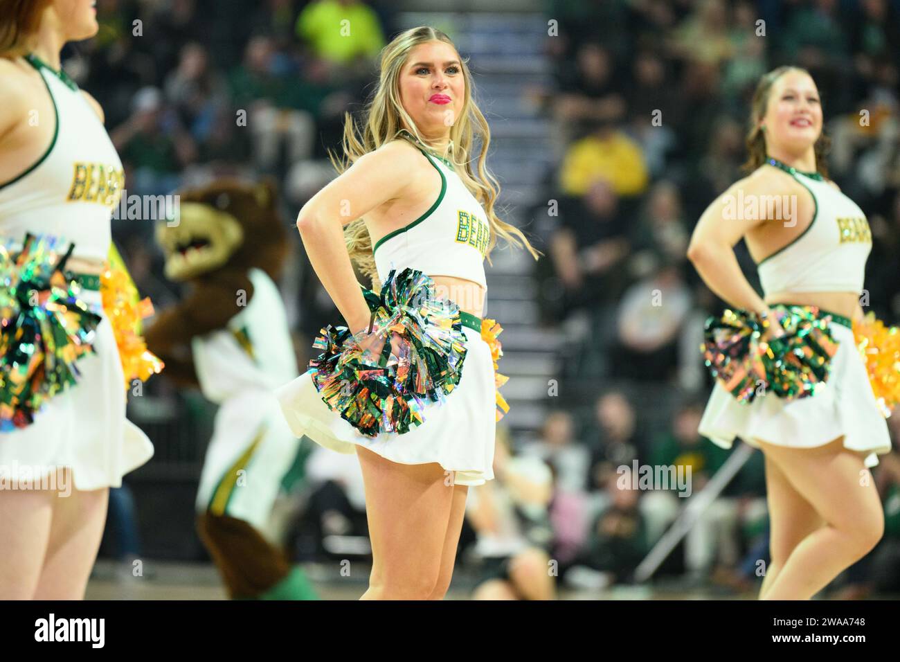 Waco, Texas, USA. 2nd Jan, 2024. Baylor Bears cheerleaders during the ...