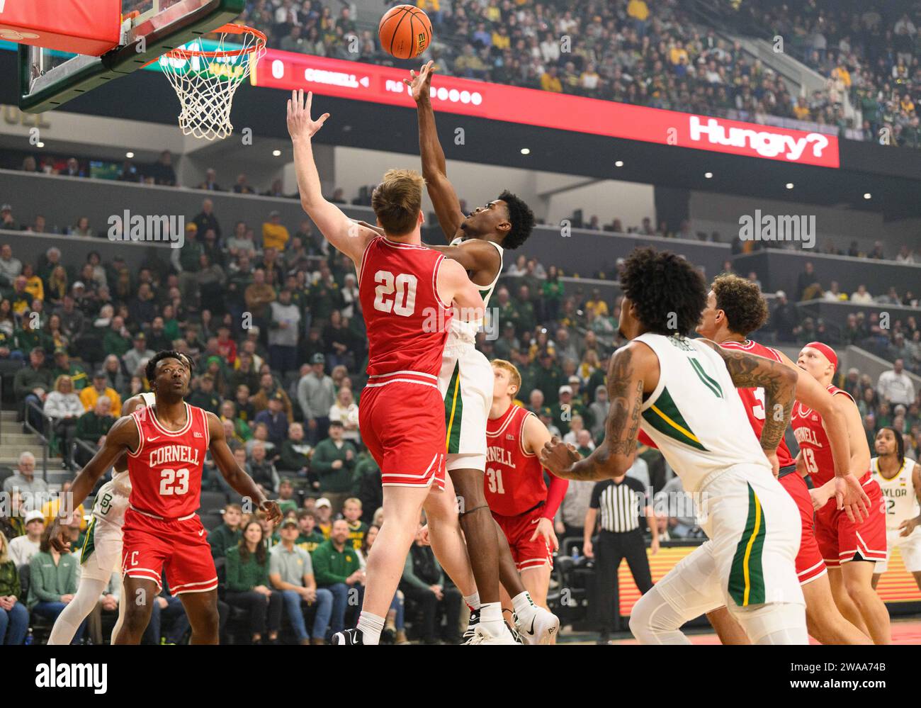Waco, Texas, USA. 2nd Jan, 2024. Baylor Bears center Yves Missi (21 ...