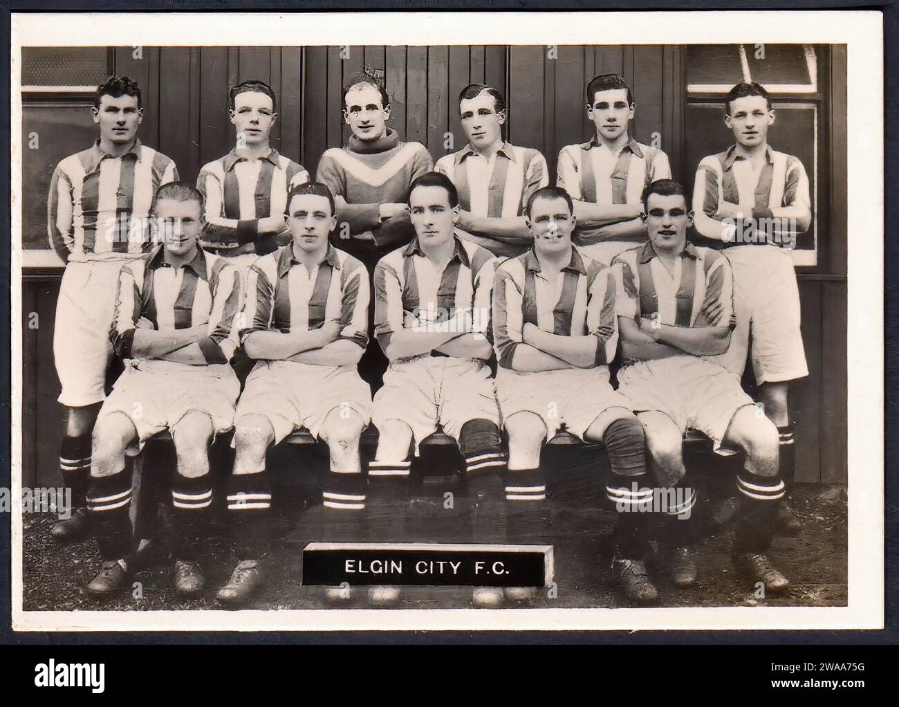 Elgin City F.C. - Vintage Cigarette Card Illustration Stock Photo - Alamy