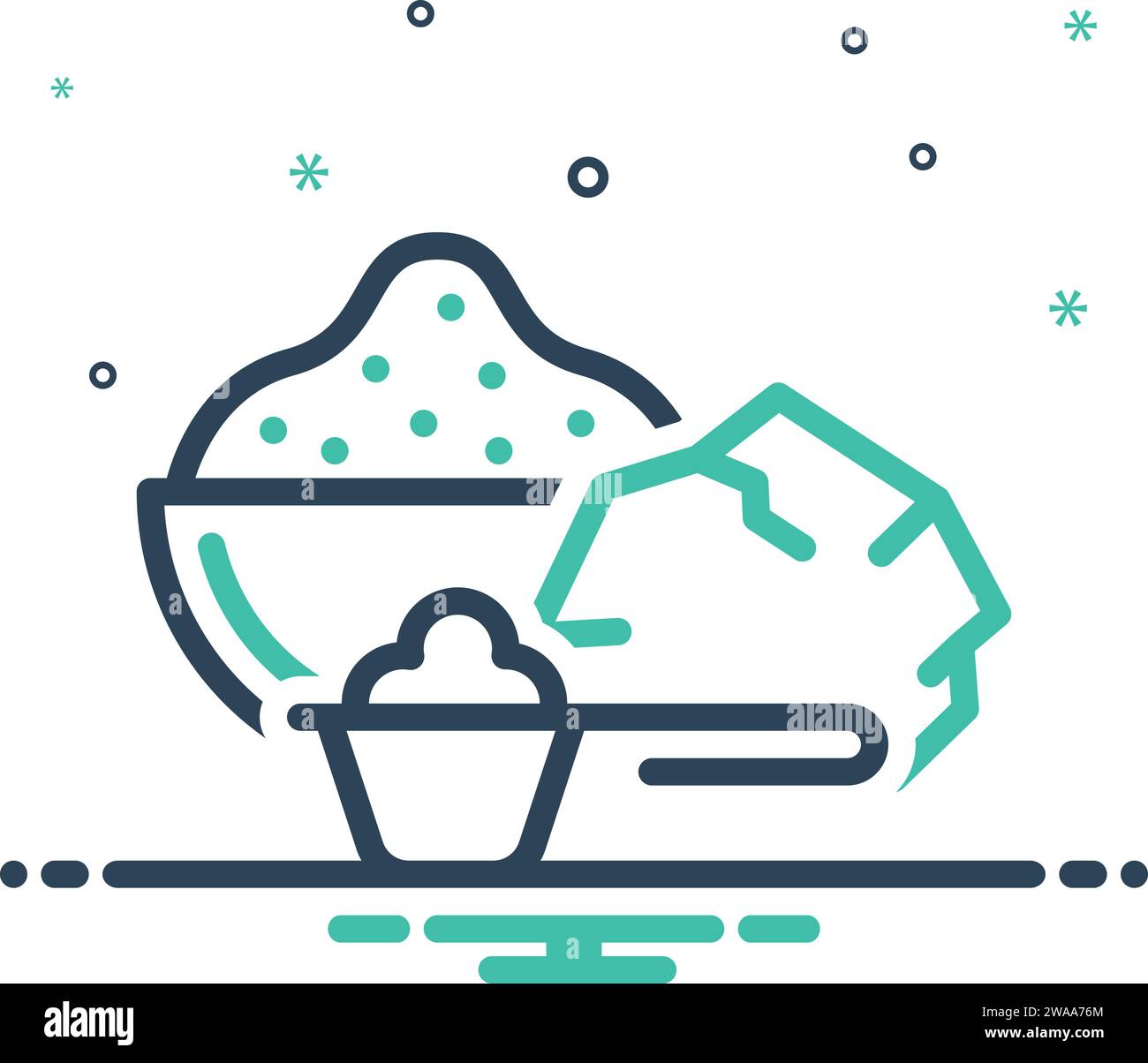 Icon for powder,dust Stock Vector Image & Art - Alamy