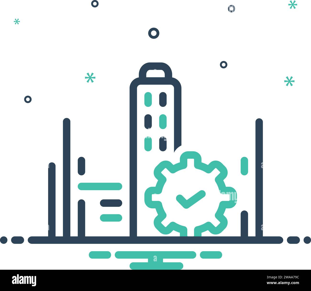 Building begun Stock Vector Images - Alamy