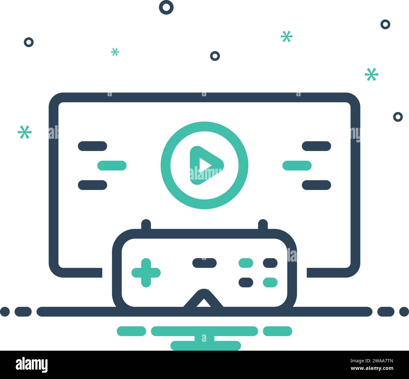 Icon games online Cut Out Stock Images & Pictures - Alamy