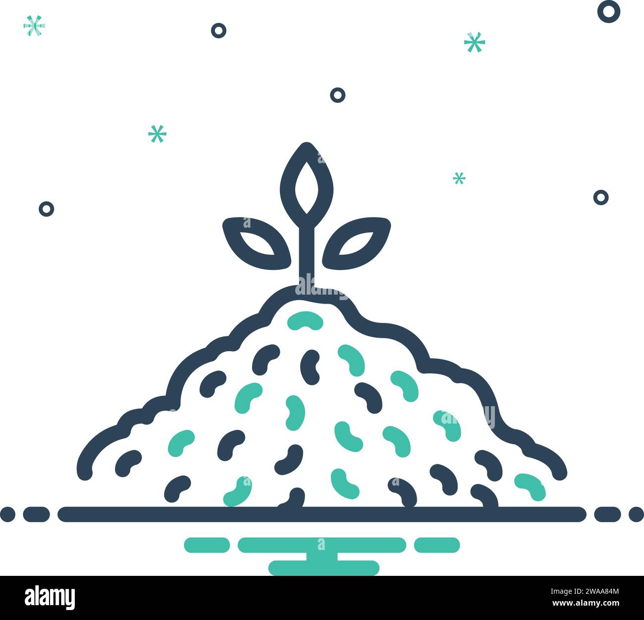 Clay loam soil Stock Vector Images - Alamy