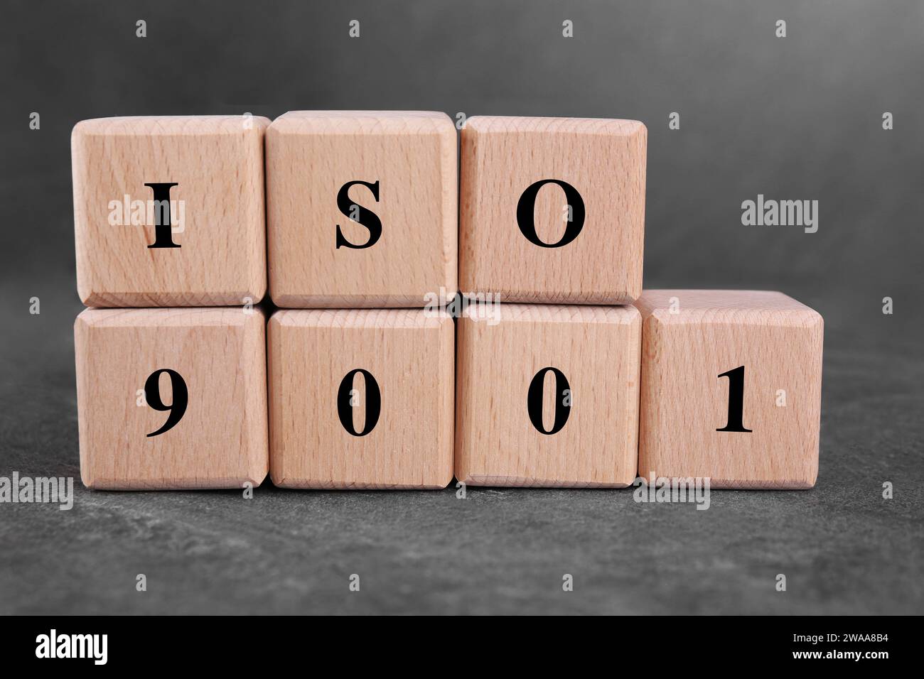 International Organization for Standardization. Cubes with abbreviation ...