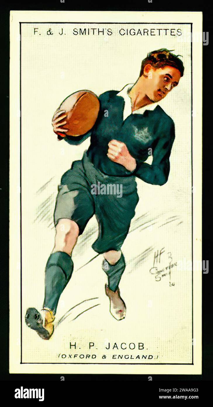 H.Jacob - Vintage Cigarette Card Illustration Stock Photo - Alamy