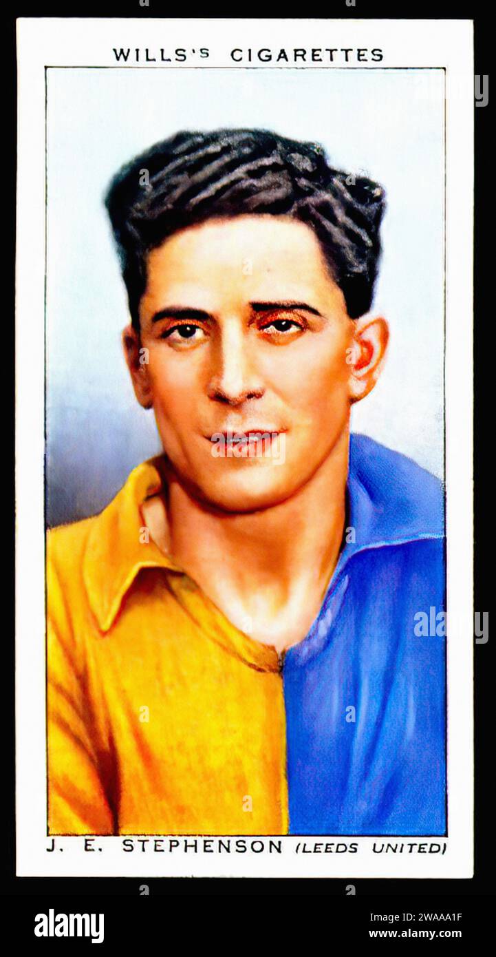 Leeds United Footballer Joseph Stephenson - Vintage Cigarette Card ...