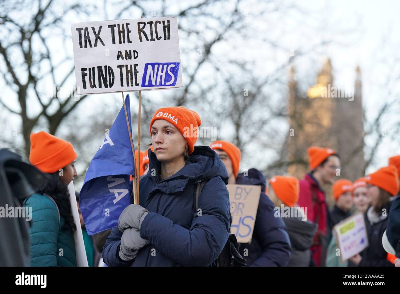 Junior doctors and members of the British Medical Association (BMA ...