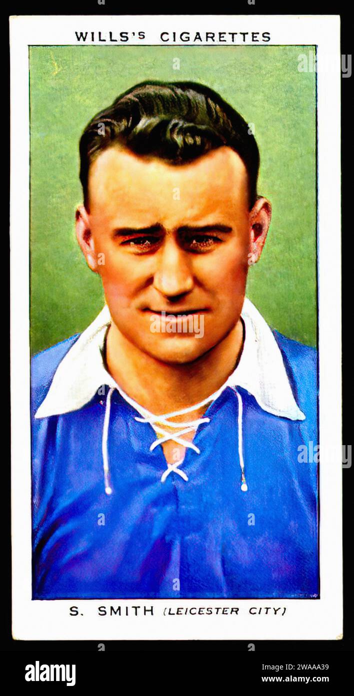Leicester City Footballer Septimus Smith - Vintage Cigarette Card ...