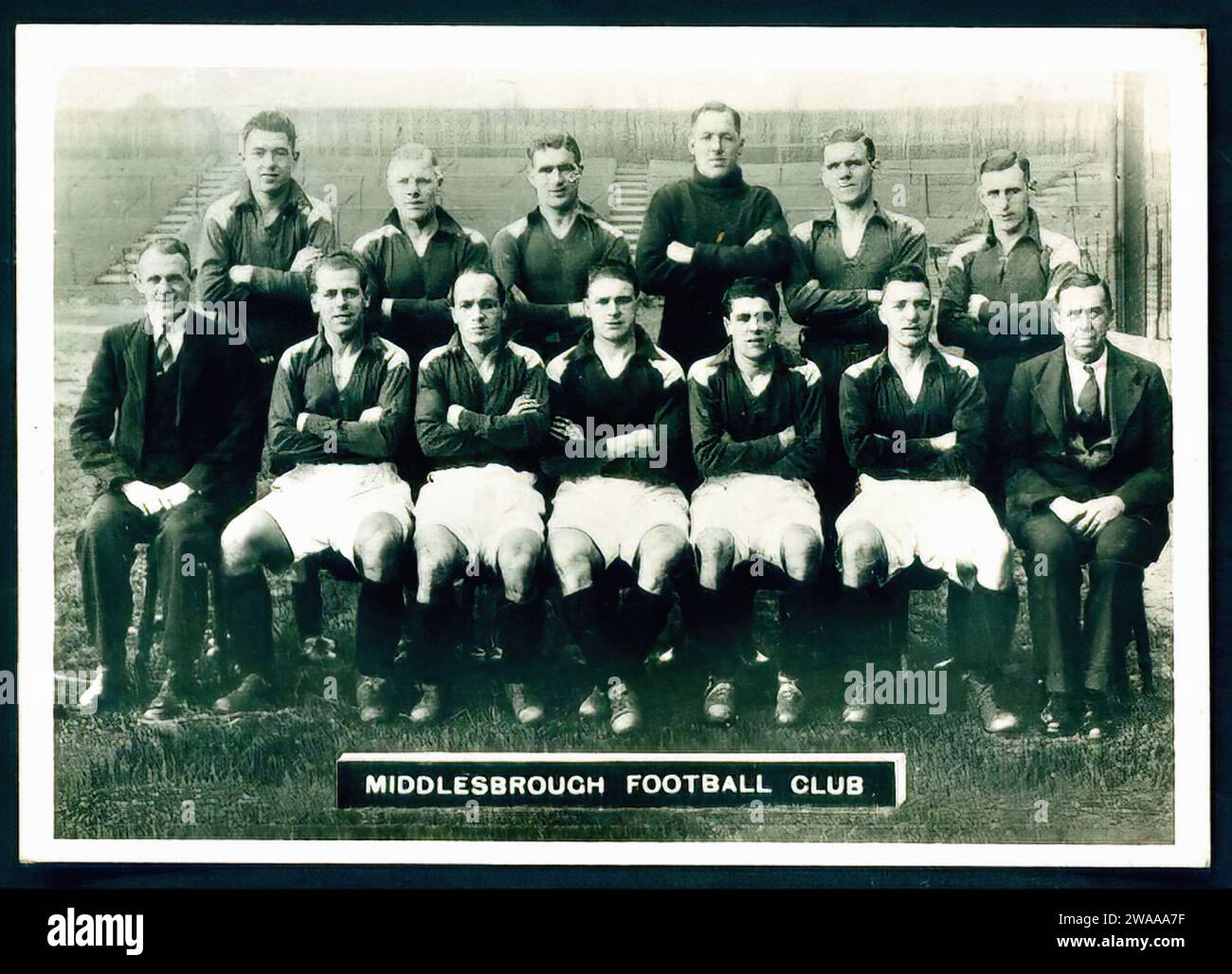 Middlesbrough FC - Vintage Cigarette Card Illustration Stock Photo - Alamy