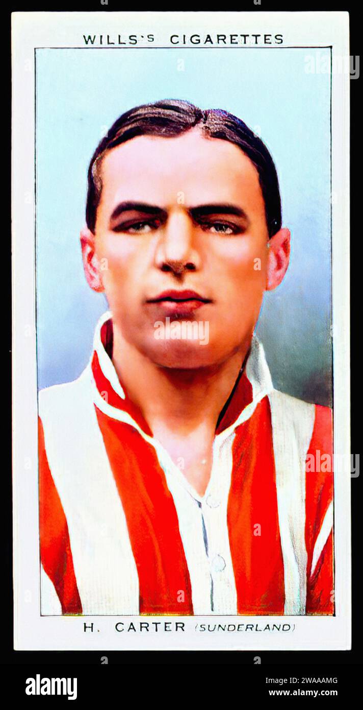 Raich Carter - Sunderland Footballer - Vintage Cigarette Card ...