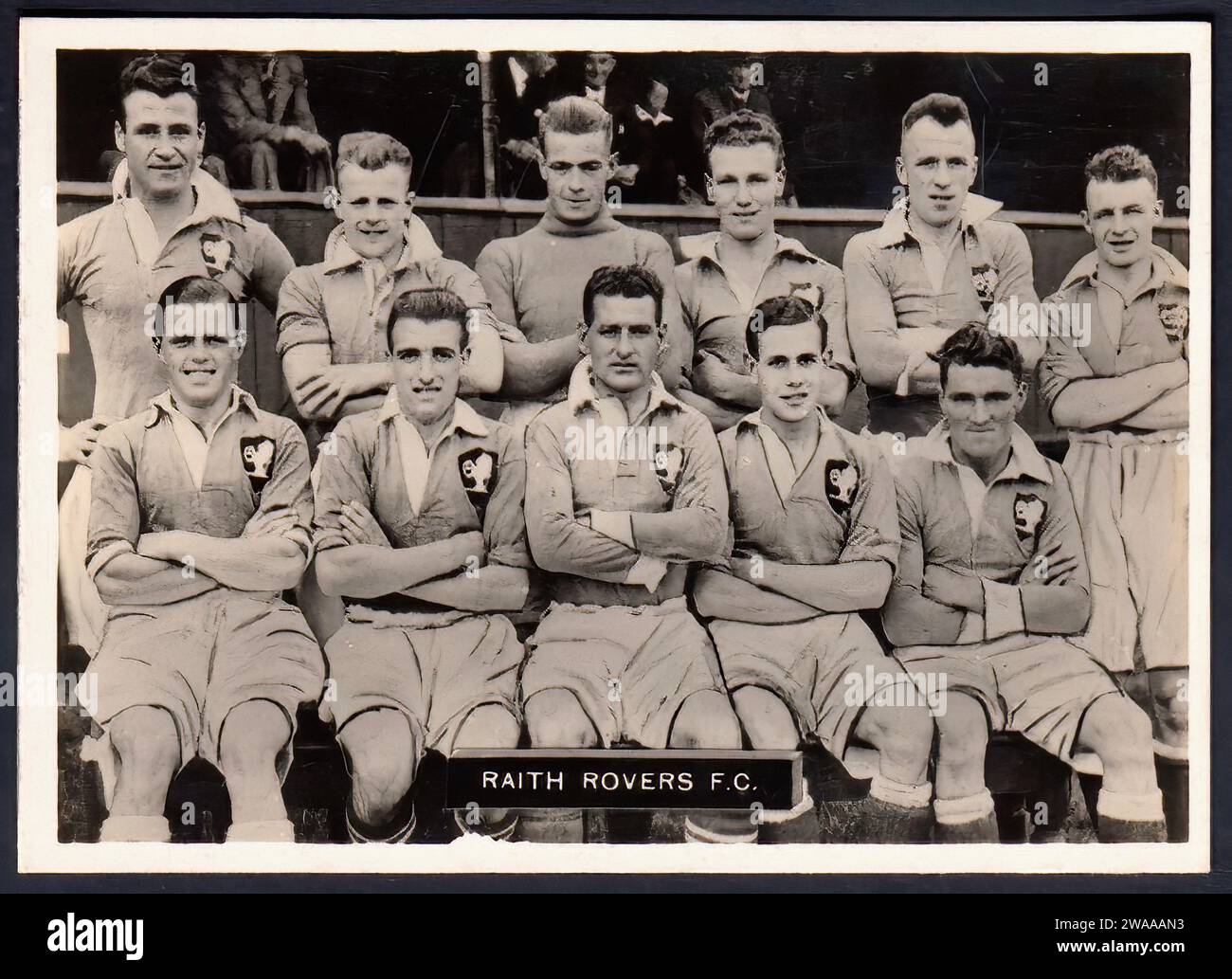 Raith Rovers Football Club - Vintage Cigarette Card Illustration Stock ...