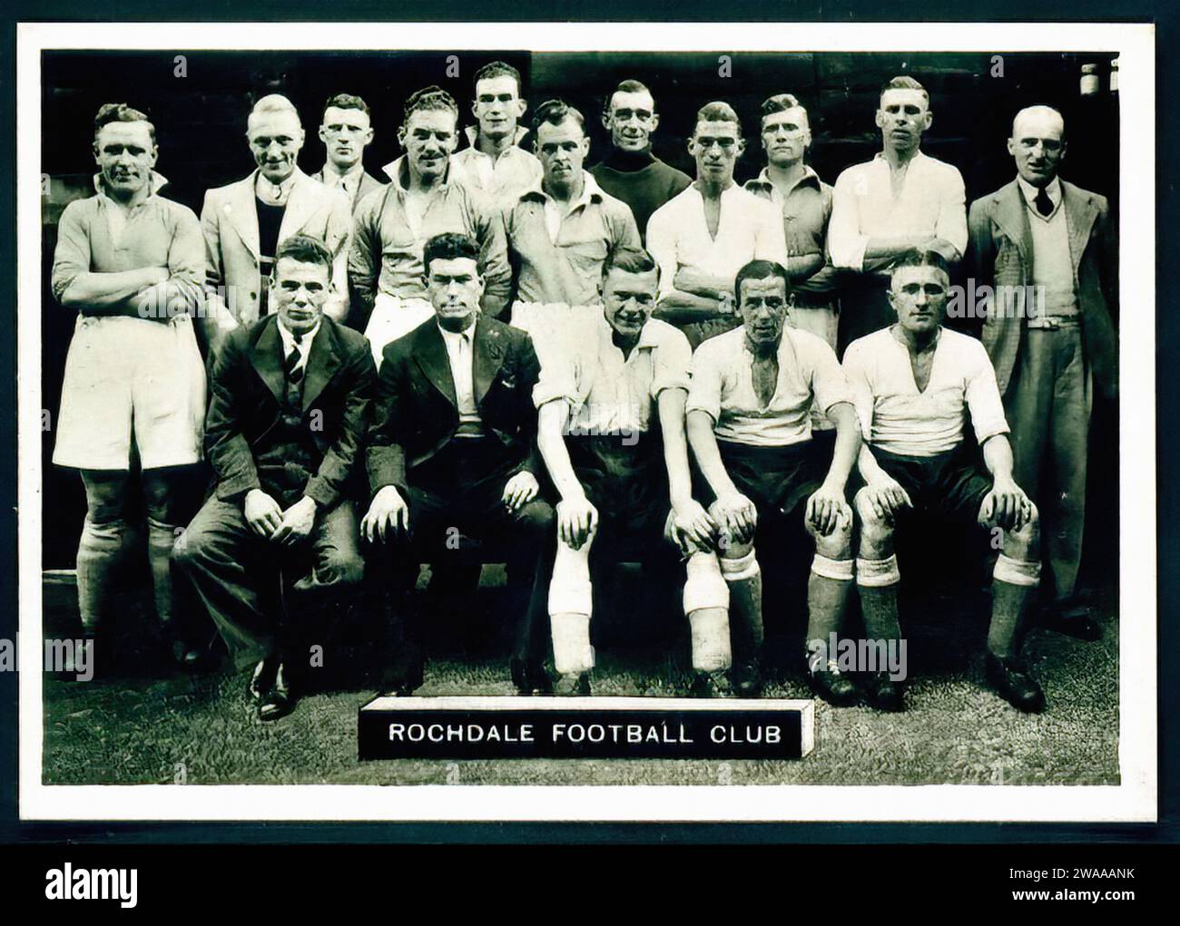 Rochdale FC - Vintage Cigarette Card Illustration Stock Photo - Alamy