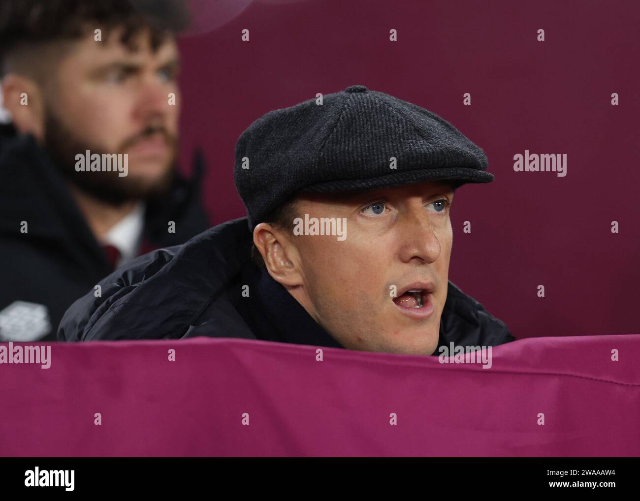 London, UK. 2nd Jan, 2024. Former West Ham United player Mark Noble ...