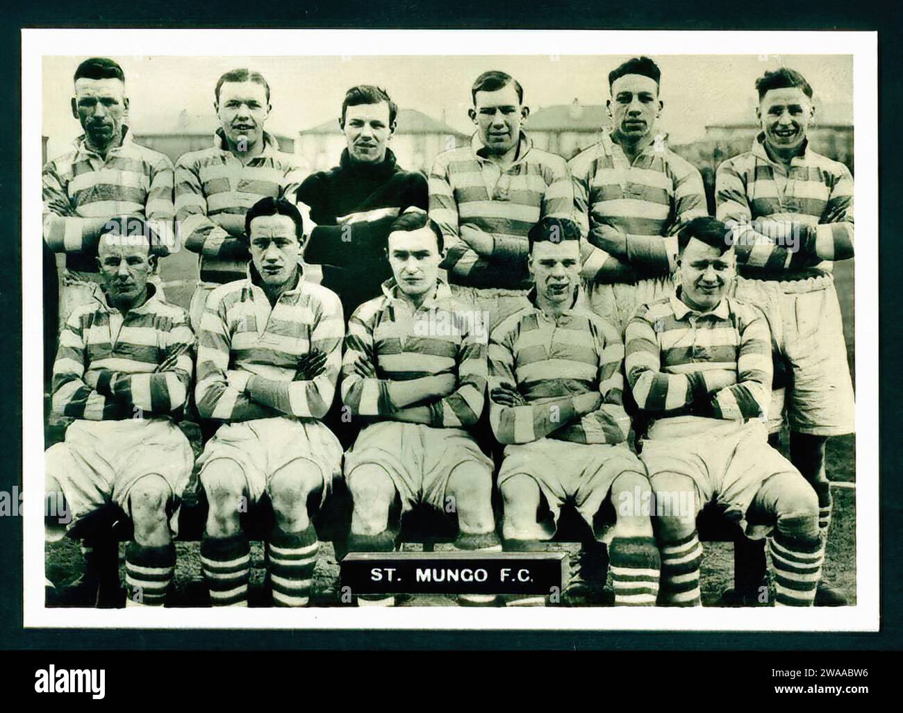 St Mungo FC - Vintage Cigarette Card Illustration Stock Photo - Alamy