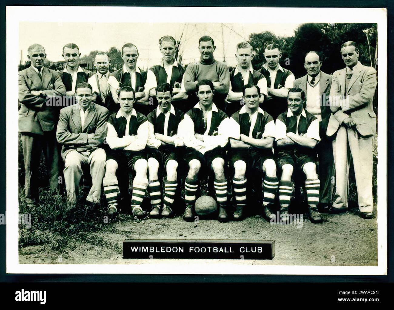 Wimbledon FC - Vintage Cigarette Card Illustration Stock Photo - Alamy