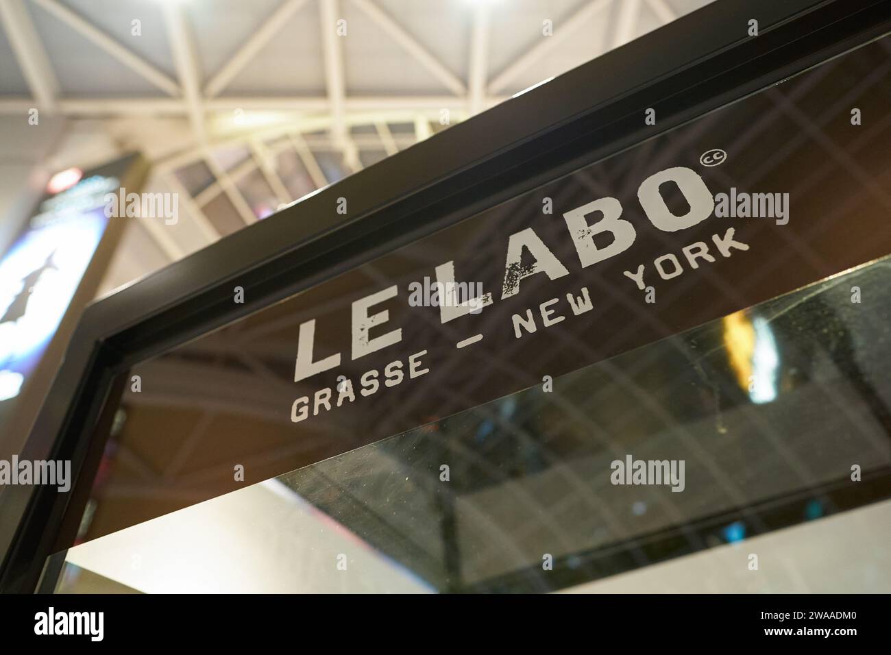 SINGAPORE - NOVEMBER 05, 2023: Le Labo display as seen in the Shoppes ...