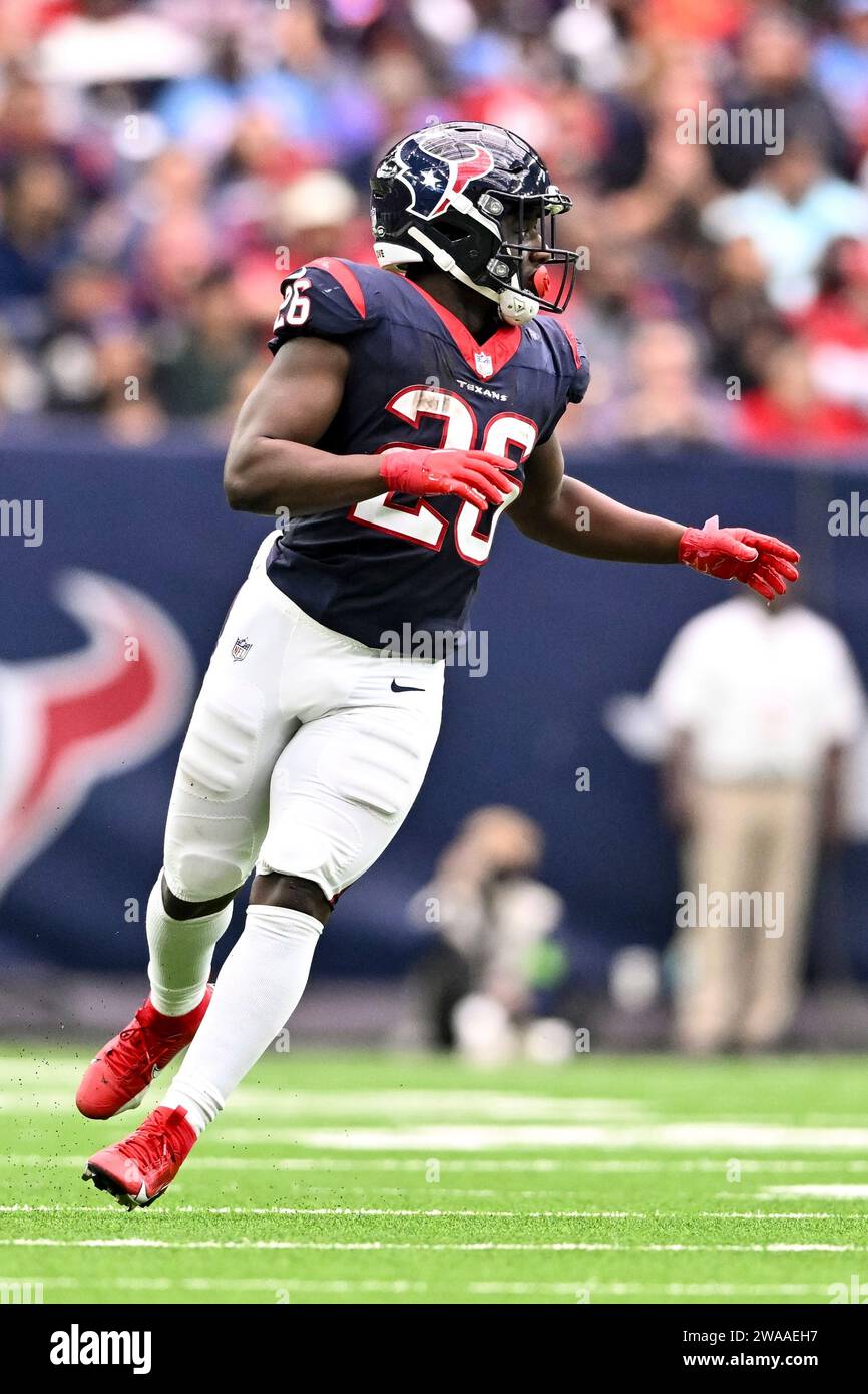 Houston Texans running back Devin Singletary (26) in action against the ...
