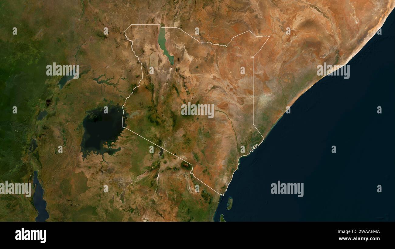 Kenya Map Satellite