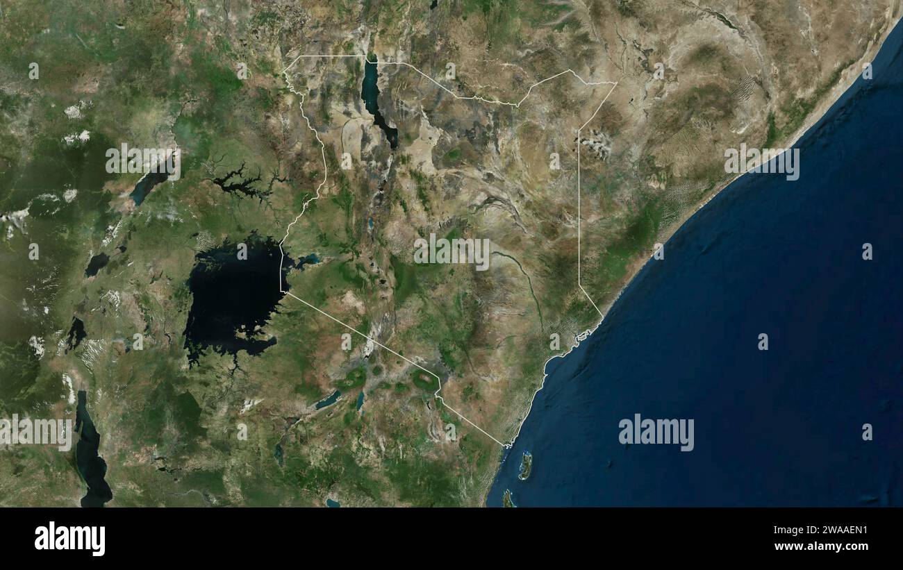 Kenya Map Satellite