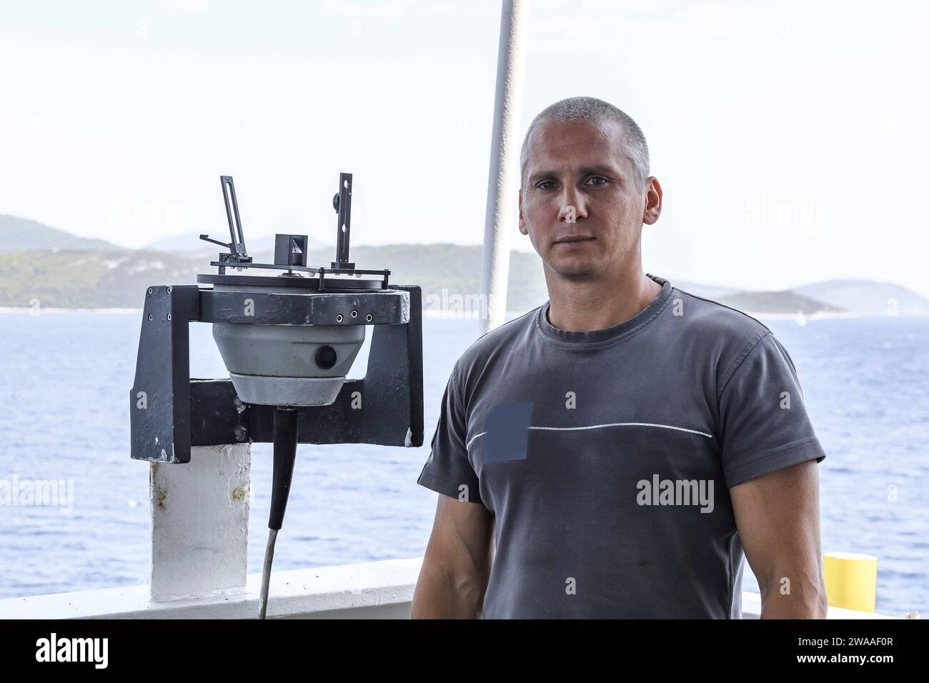 Master gyro compass hi-res stock photography and images - Alamy