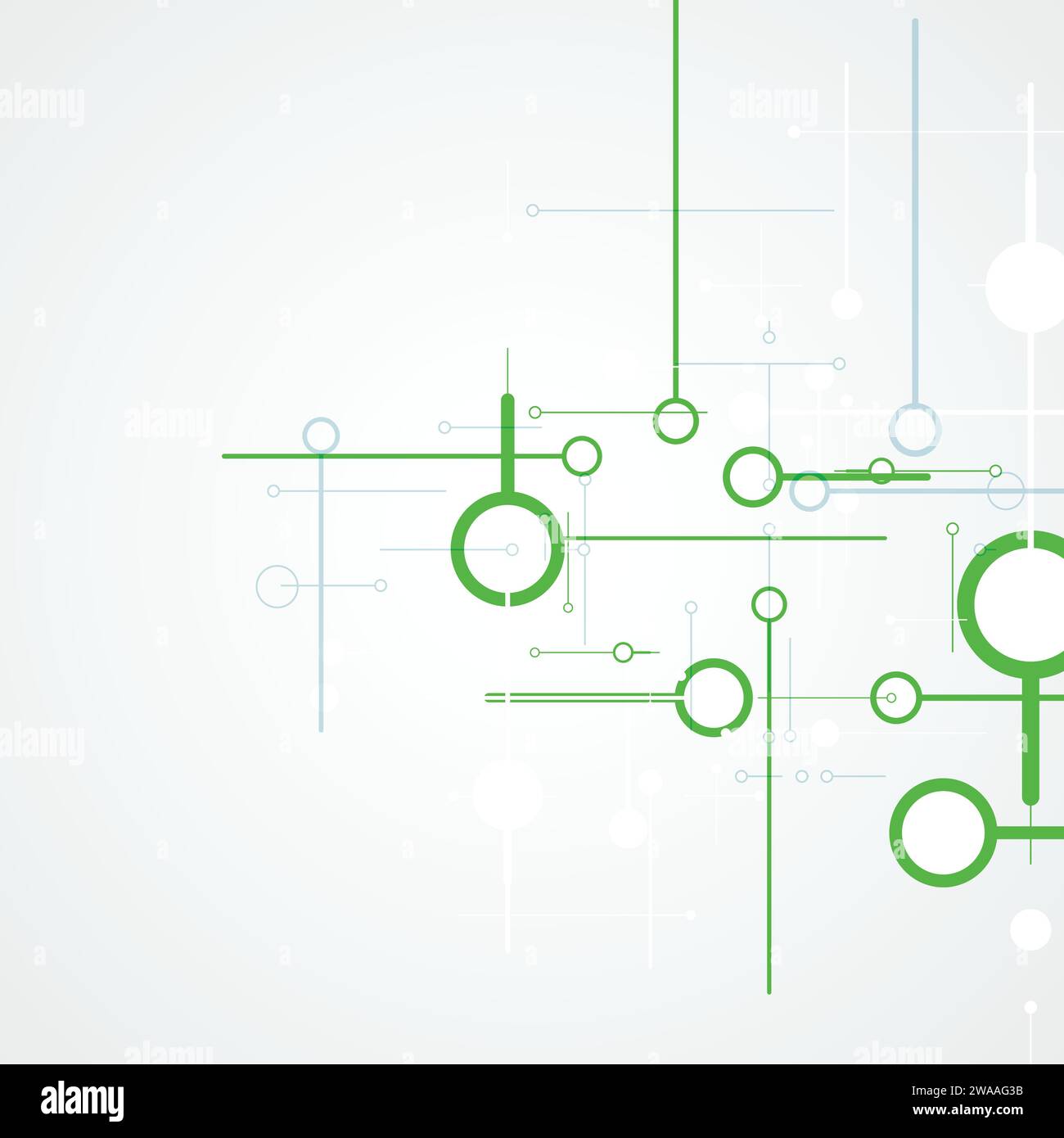 Vector connect lines and dots. Banner template for technology and ...