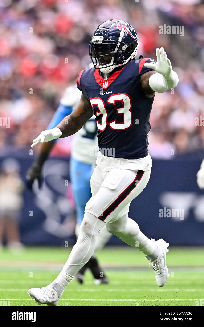 Houston Texans running back Dare Ogunbowale (33) in action against the ...
