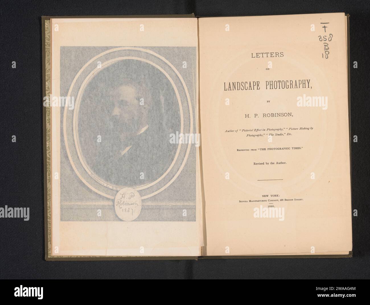 Letters on landscape photography, Henry Peach Robinson, 1888 book New ...