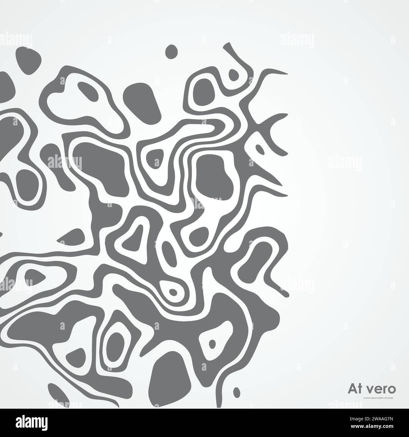 Vector topographic map background. Line topography map pattern. Contour ...