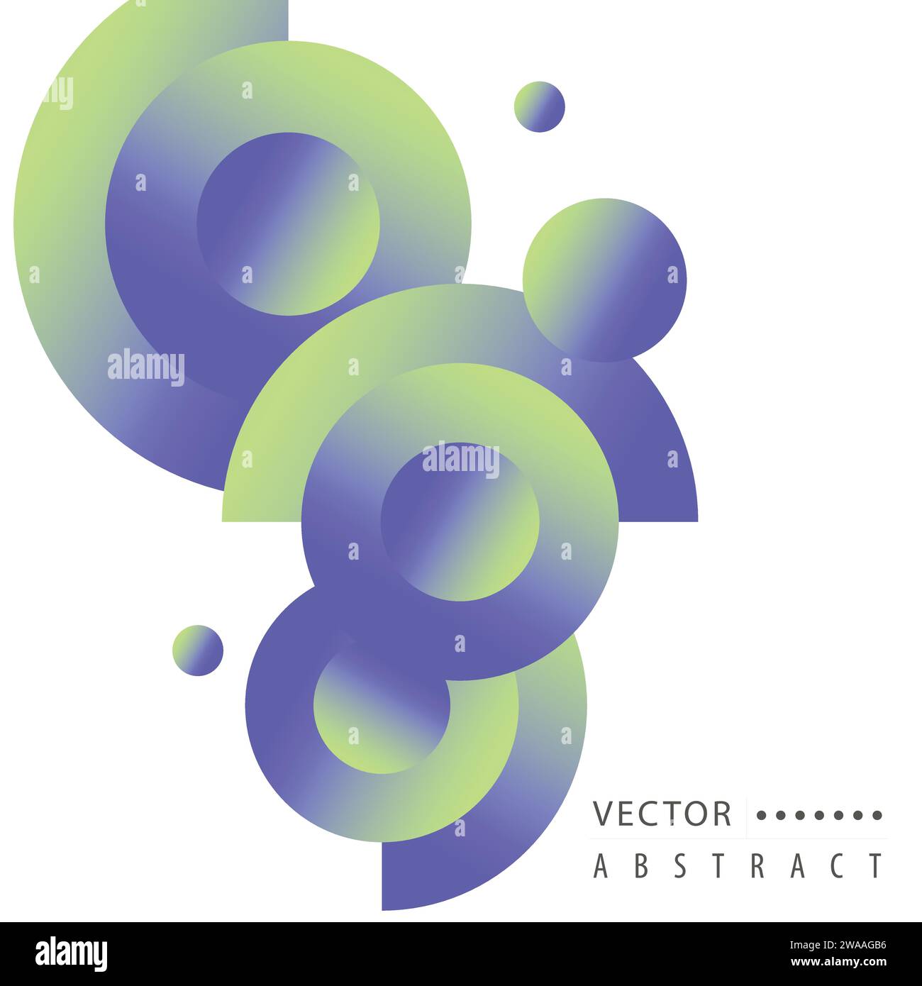 Dynamic abstract connect circles design. Gradient circles modern graphic element. Geometric ...