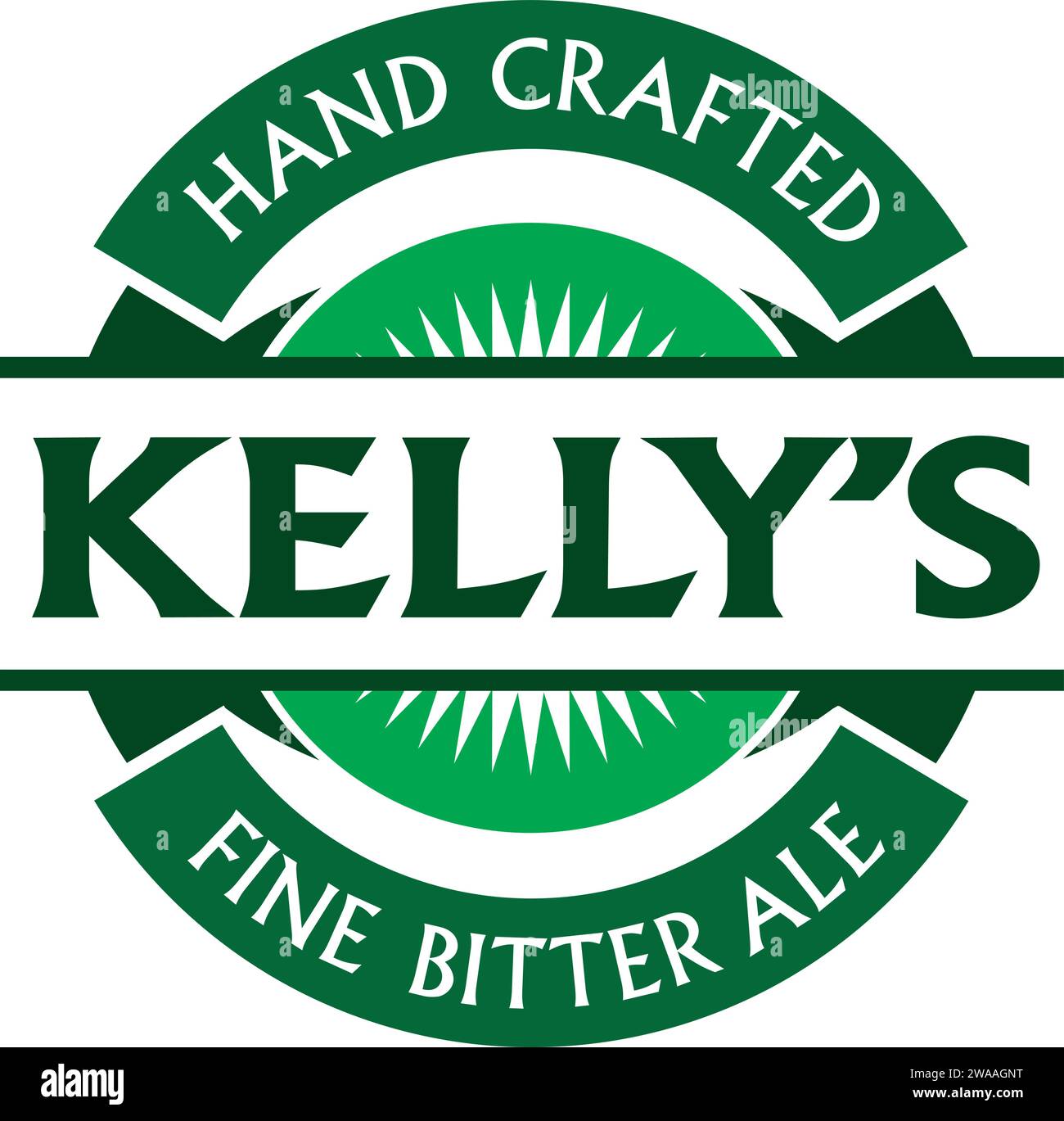 Beer logo design. Ideal for use in beer labels, brewery logos or t ...