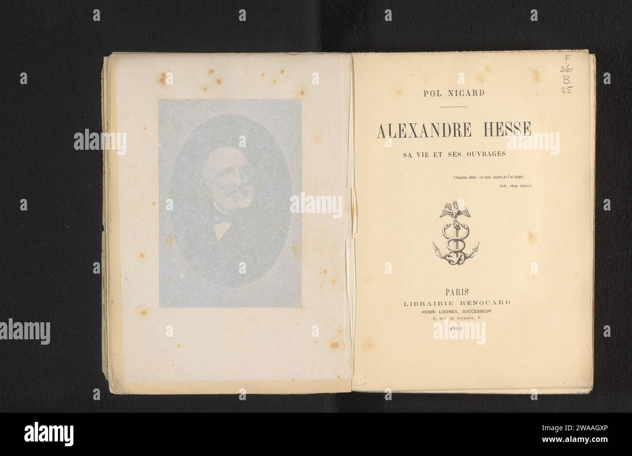 Alexandre Hesse: his life and his works / Pol Nicard, Pol Nicard, 1882 ...