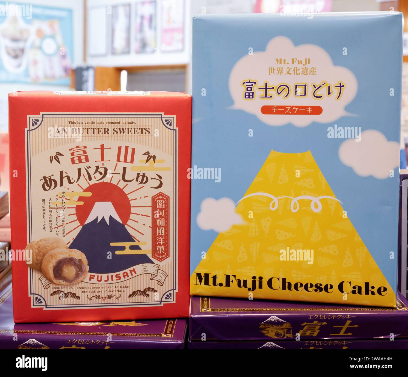 MOUNT FUJI PRODUCTS MERCHANDISING IN JAPAN Stock Photo - Alamy