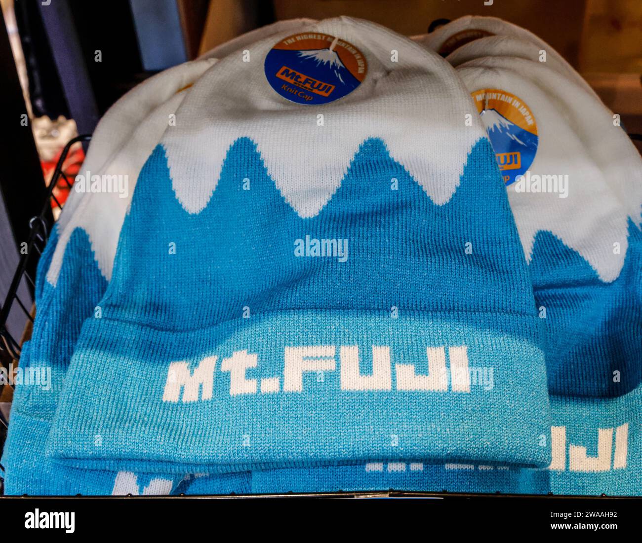 MOUNT FUJI PRODUCTS MERCHANDISING IN JAPAN Stock Photo - Alamy
