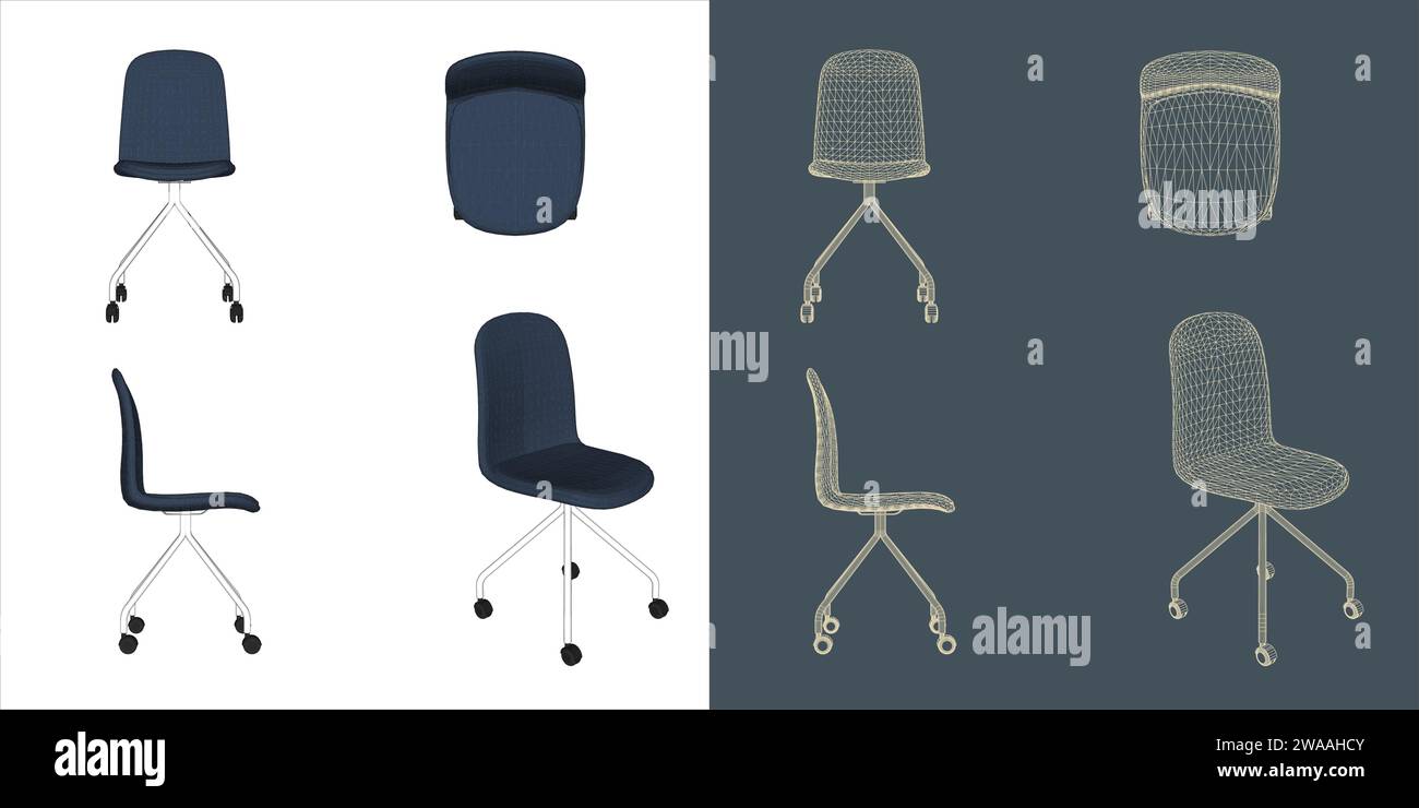 Ergonomic chair sketch hi-res stock photography and images - Alamy
