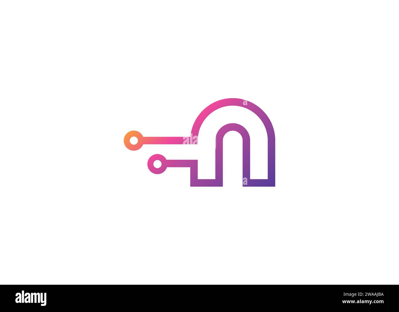 Letter n biotech Stock Vector Images - Alamy