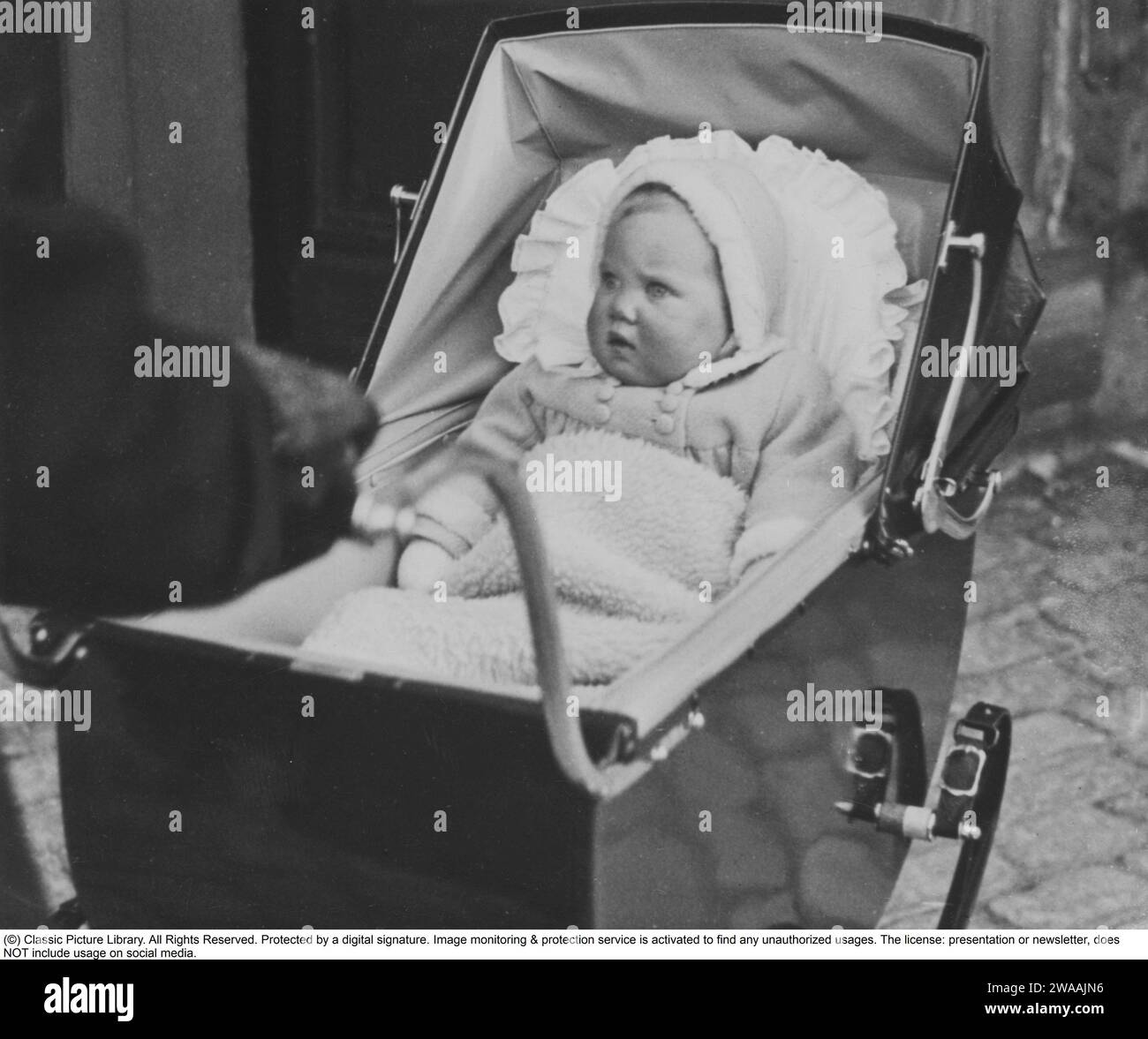 Queen Margrethe II of Denmark. 15 march 1941 Stock Photo - Alamy