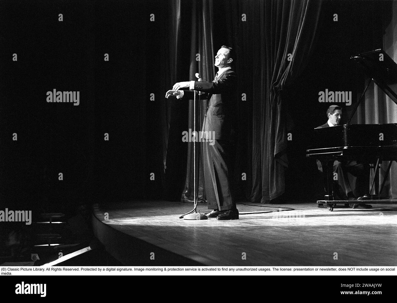 Frank Sinatra. American singer and actor. Born 12 December 1915, died ...