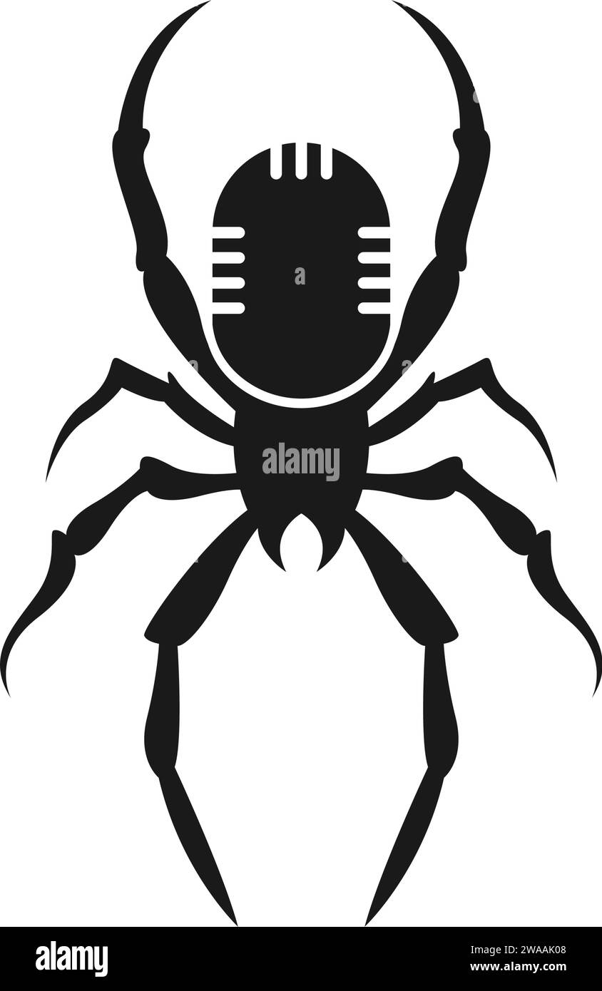 Spider logo icon design illustration Stock Vector Image & Art - Alamy