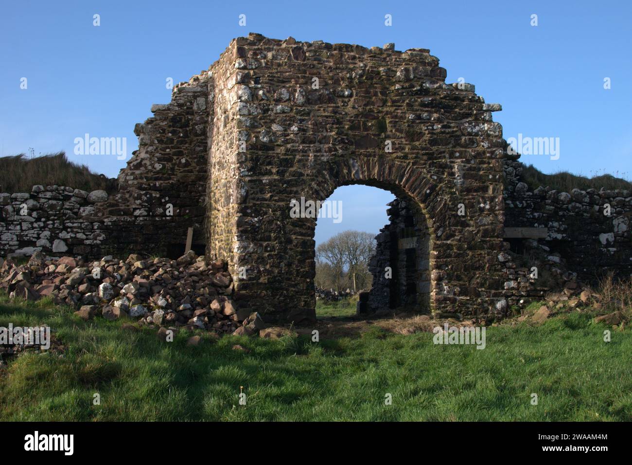 A restored archway at Moygara Castle in Co Sligo which is the subject ...