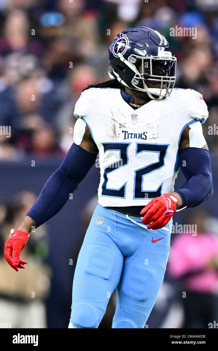 Tennessee Titans running back Derrick Henry (22) in action against the ...