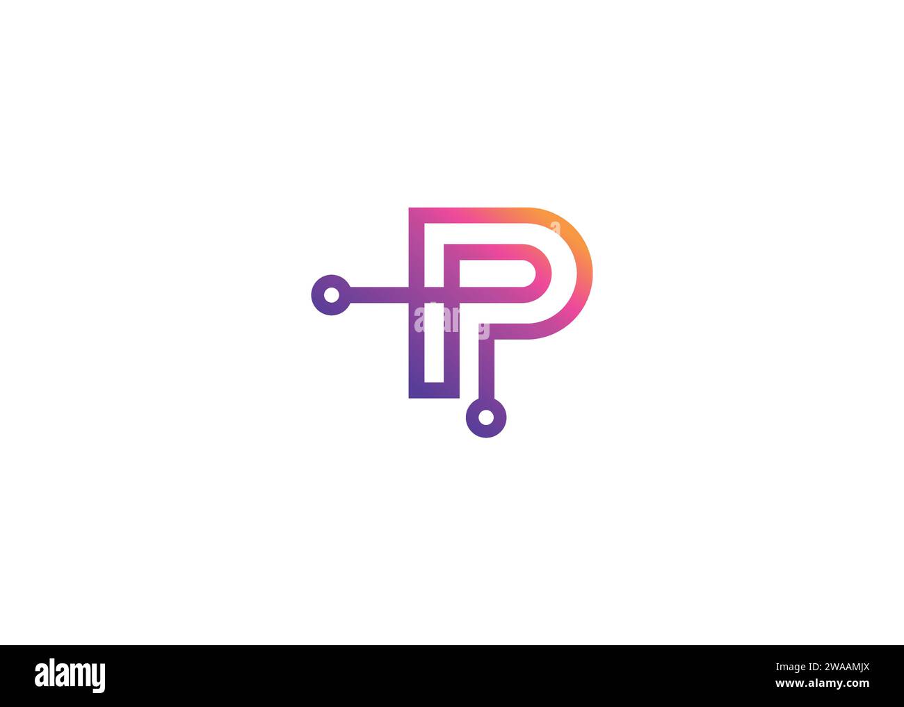P connection Stock Vector Images - Alamy