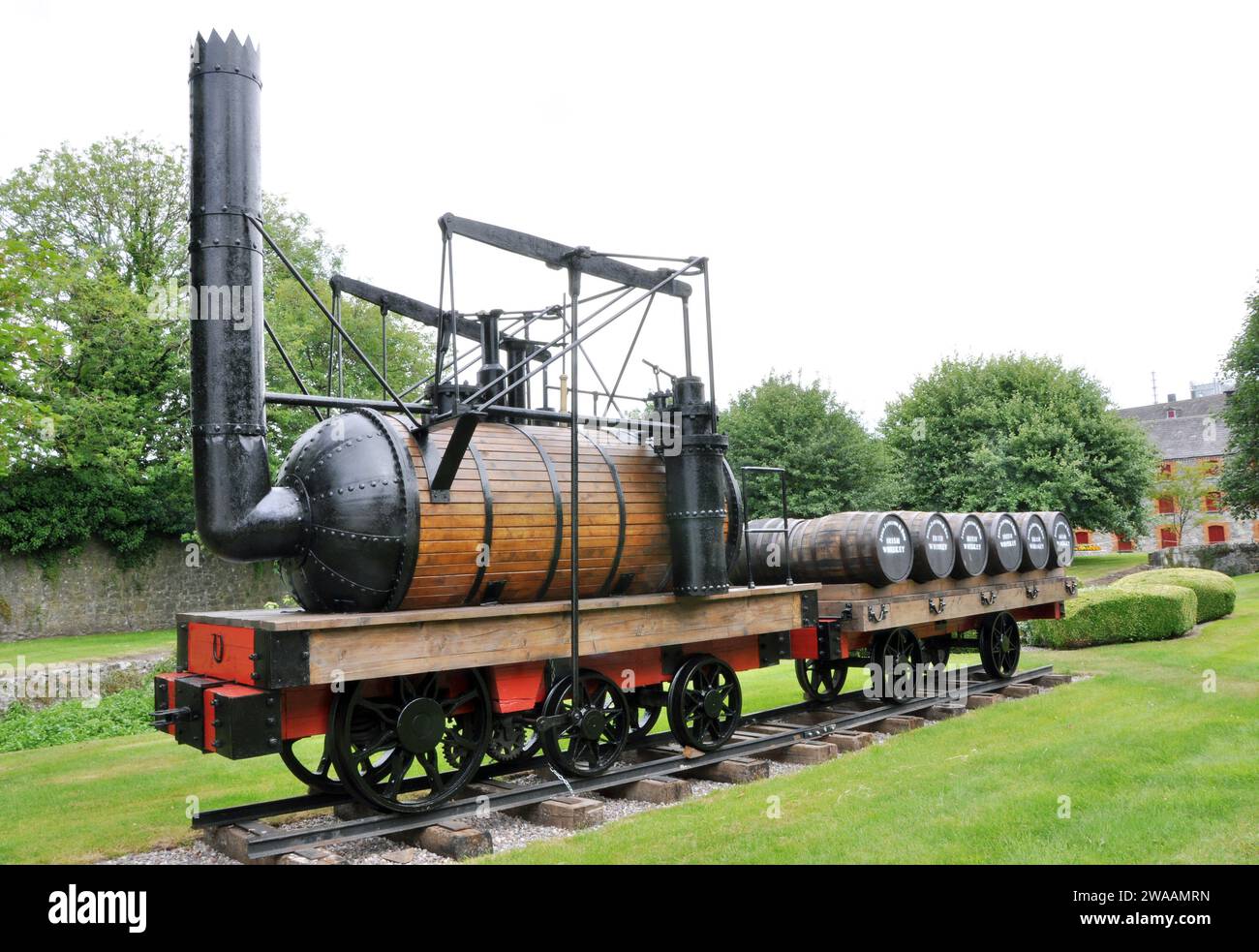 Train for transporting barrels Jameson Distilliary Midleton Ireland ...