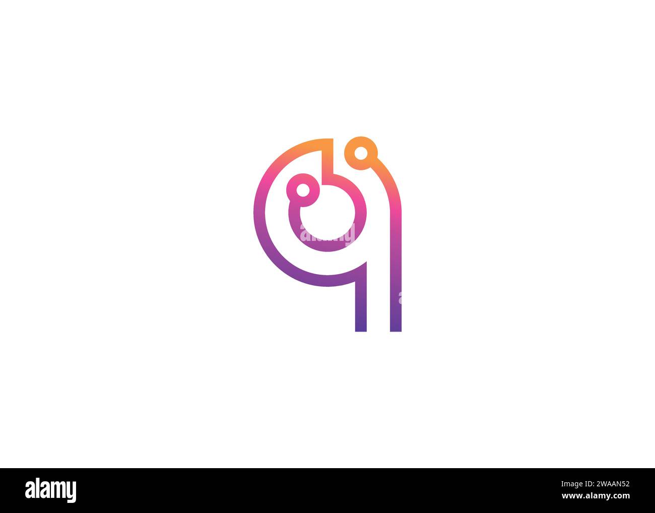 Letter Q Technology vector monogram logo design template. Letter Q ...