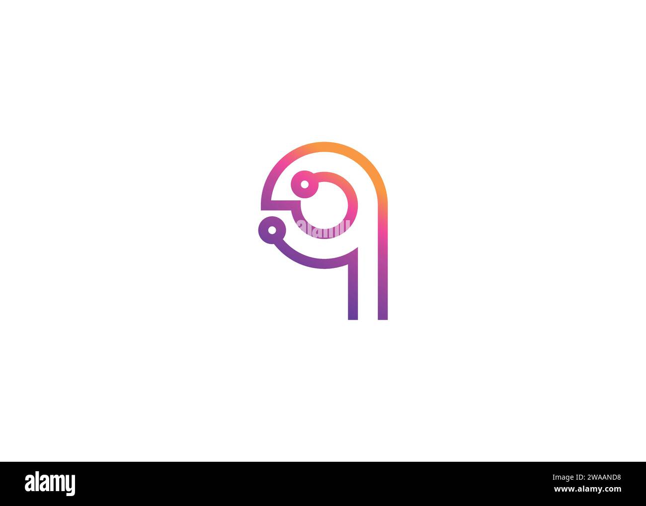 Letter Q Technology vector monogram logo design template. Letter Q ...