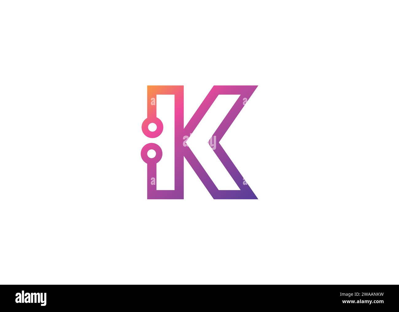 Letter k biotech Stock Vector Images - Alamy